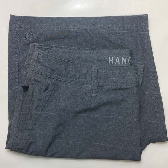 Hang Ten | Shorts | Hang Ten Gray White Pin Stripe Hybrid Drawstring ...
